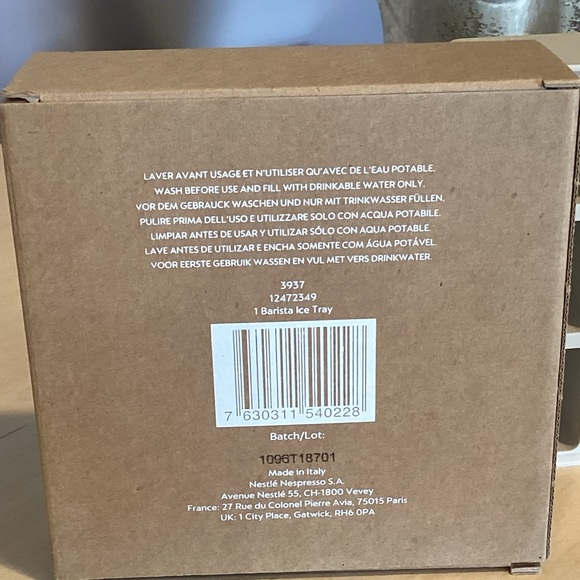 Nespresso | Kitchen | Nespresso Barista Ice Cube Tray By Thomas Kral | Poshmark